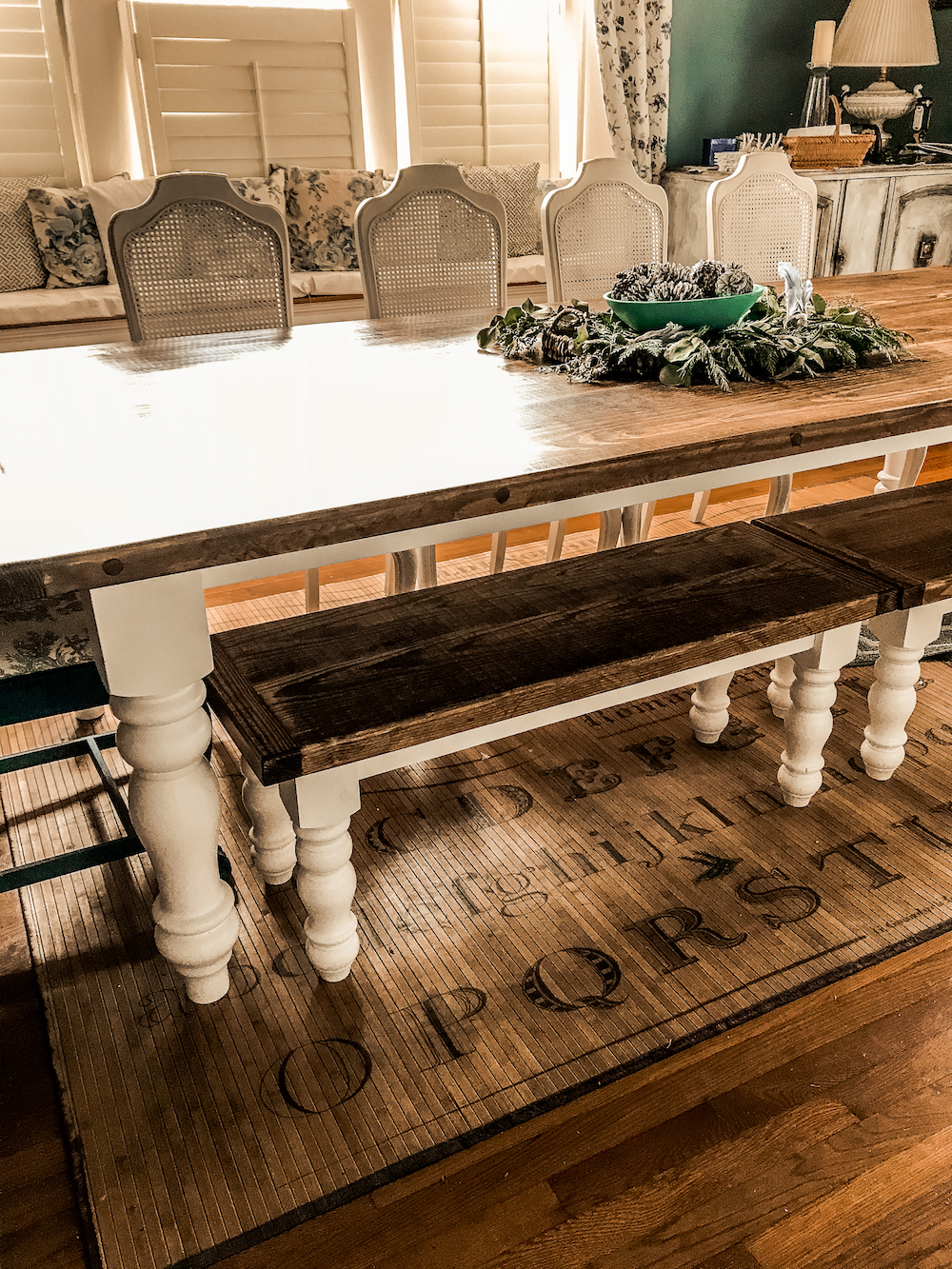 A Farmhouse Table Large Enough for the Whole Family