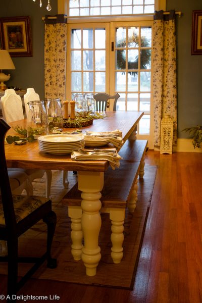 A Farmhouse Table Large Enough for the Whole Family